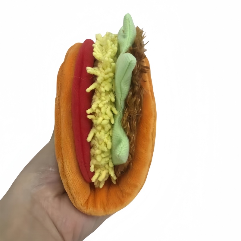 Simulated sandwich plush toy