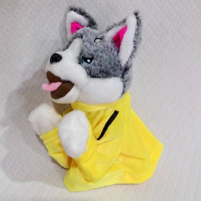 Internet celebrity Husky Electric Boxing Dog Puppet
