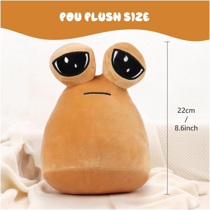 Alien Pou Plush Toy