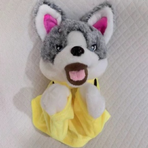 Internet celebrity Husky Electric Boxing Dog Puppet